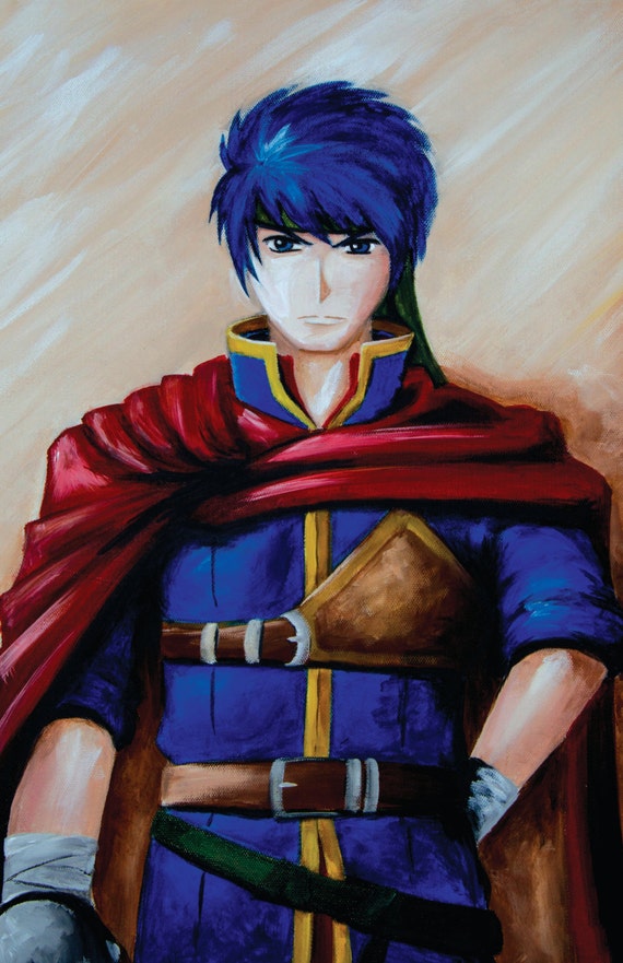 Fire Emblem Portrait of Ike Art Print by DNLINKWorks on Etsy