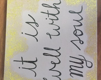 Faith in cursive | Etsy