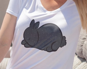 Rabbit t shirt | Etsy