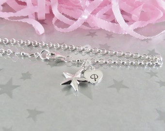 Hand Stamped Personalized Sterling Silver by GracieJewellery