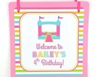 Bounce house sign | Etsy