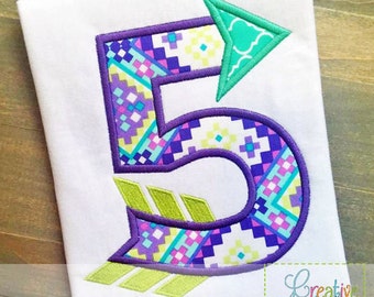 Number Set 0 thru 9 4 different stitch types by Creativeapplique