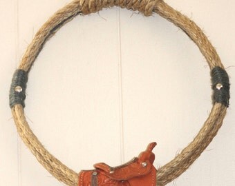 Jute rope wreath | Etsy