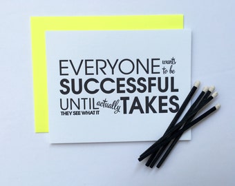 Success card | Etsy