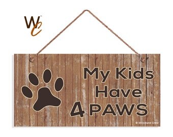 Paw print sign | Etsy