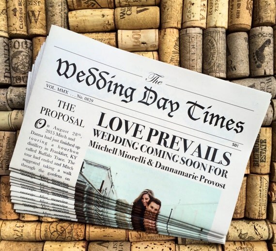 Newspaper Theme Invitations