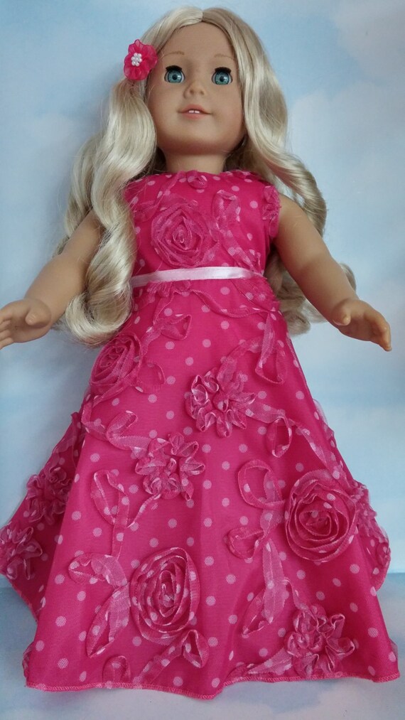 25 Off 18 Inch Doll Clothes 261 Pink Polka Dot By Susiestitchit