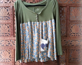 Upcycled Boho-Chic Clothing for Every Woman by TheGypsyFae on Etsy