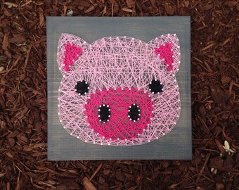 Pig string art | Etsy
