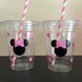 Minnie Mouse Party Cups Minnie Mouse Birthday Party Cups