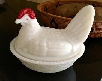 Chicken candy dish | Etsy