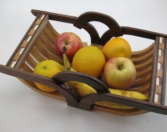 Wooden basket | Etsy