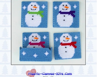 Football Coaster Set-Plastic Canvas Pattern-PDF Download