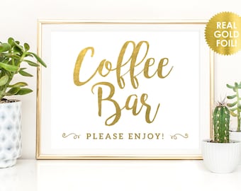 Coffee bar signs | Etsy