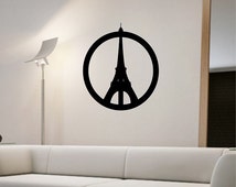 Popular items for paris wall decal on Etsy