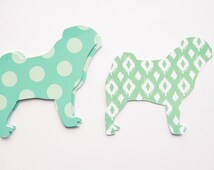 Unique dog shaped card related items | Etsy