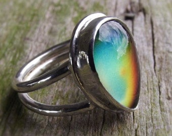 Unique silver ring | Etsy