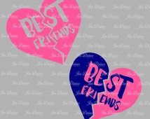 Unique best friends designs related items | Etsy