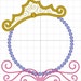 PRINCESS Dotted MONOGRAM FRAME Design For by SewEmbroidable