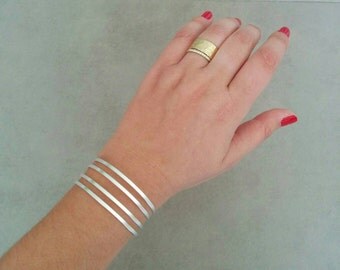 Silver Bracelet Sterling Silver Bracelet Circle Bracelet