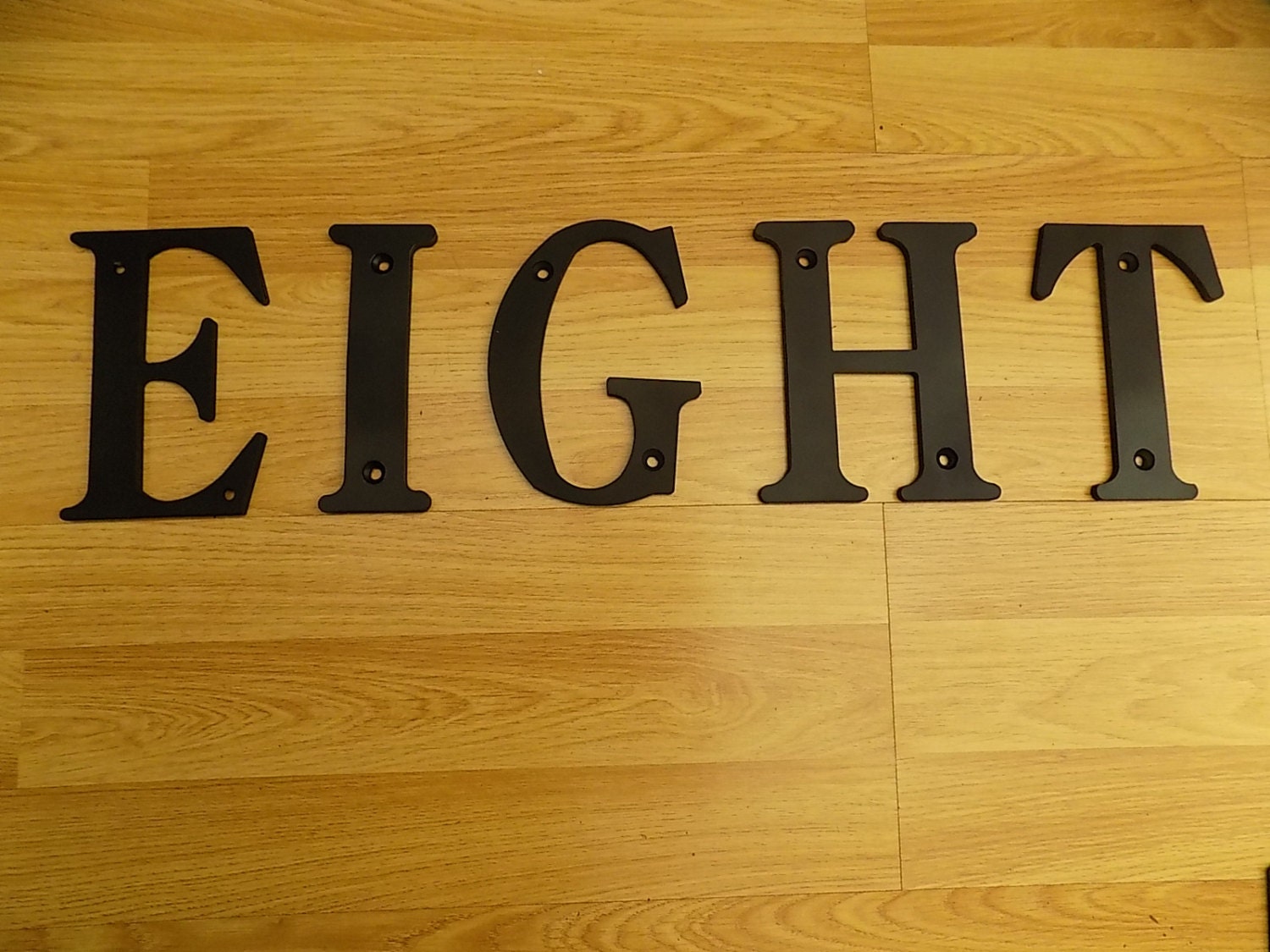 6 Letters Numbers Wrought Iron Forged 6 Letters Numbers Wrought Iron Forged