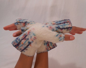 Wool felted mittens | Etsy