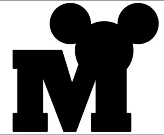 Disney Mickey Letter M