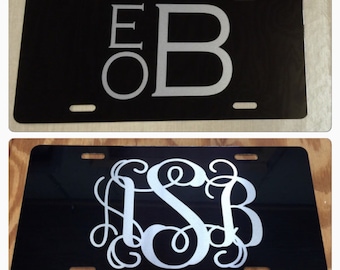 License plate letters | Etsy