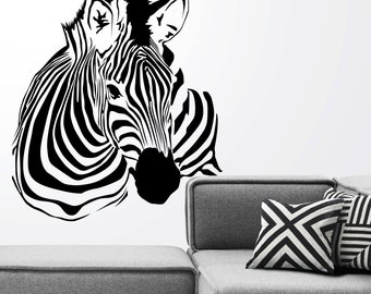 Unique zebra vinyl related items | Etsy