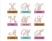 Unfinished Wooden Monograms For Every by TheMonogramCorner on Etsy