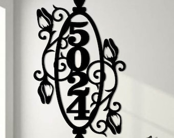 Fancy house numbers | Etsy