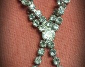 Popular items for rhinestone necklace on Etsy