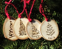 Popular items for wood slice ornament on Etsy
