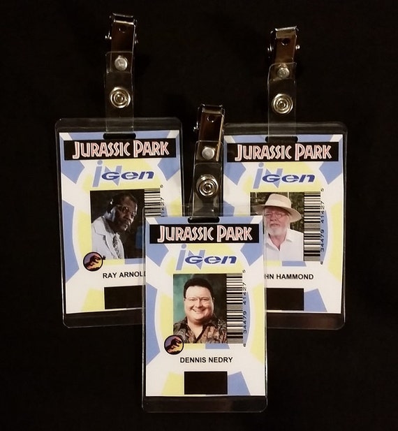 Jurassic Park InGen ID Badges