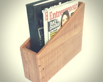 Unique wood magazine rack related items | Etsy