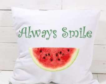 Items similar to Smile Pillow in Yellow on Etsy