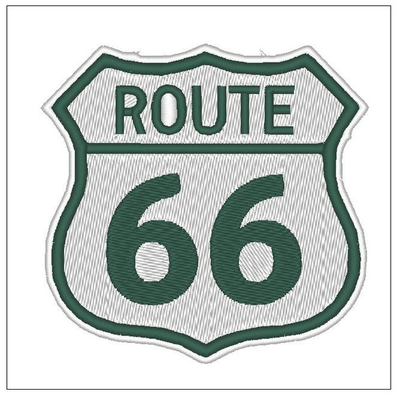 Route 66 embroidery pattern download for Machine Embroidery