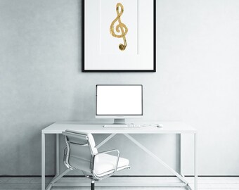 Gold foil ampersand | Etsy