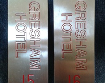 Hotel keychain | Etsy