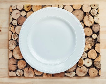 Wood placemats | Etsy