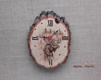 Wildlife clock | Etsy