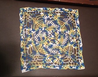 Square crochet doily | Etsy