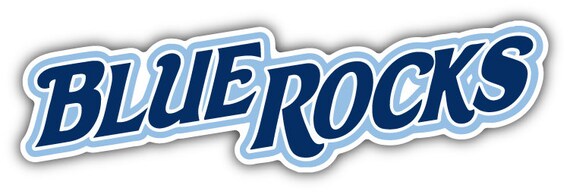 Wilmington Blue Rocks MiLB Baseball Logo Car Bumper by slonotop