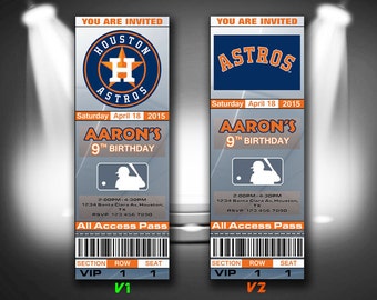 Astros ticket | Etsy