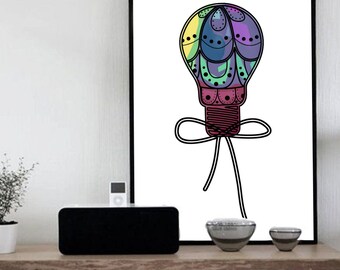 Light bulb drawing | Etsy