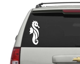 Seahorse decal | Etsy