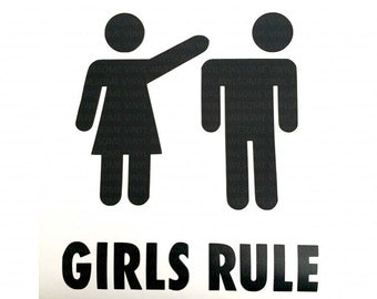 Girls rule | Etsy