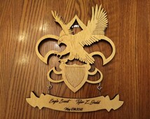 Unique eagle scout plaque related items | Etsy