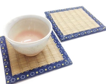 Straw coasters | Etsy