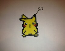 Unique perler bead pikachu related items | Etsy